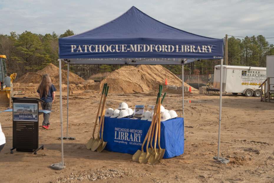 Groundbreaking Ceremony April 9, 2022 – Patchogue-Medford Library